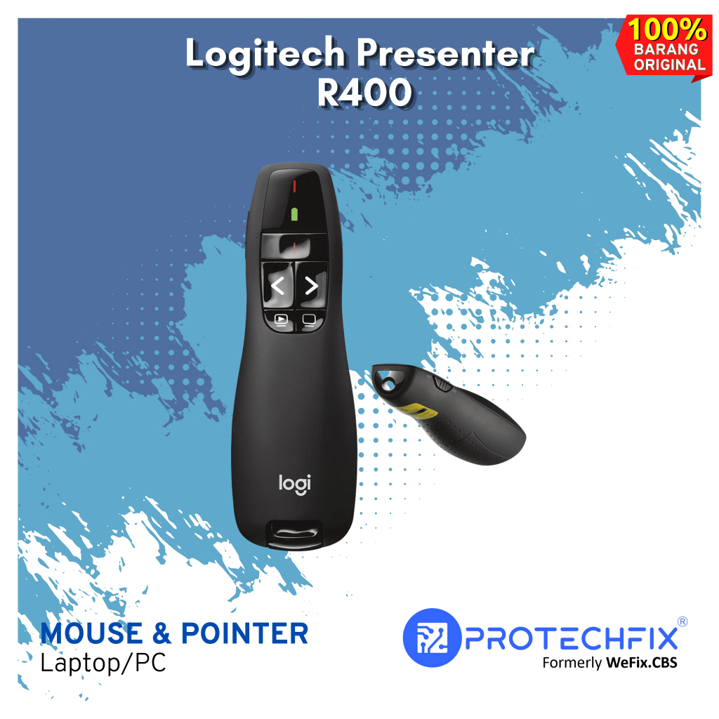 Jual LOGITECH R400 WIRELESS PRESENTER LASER POINTER | Shopee Indonesia