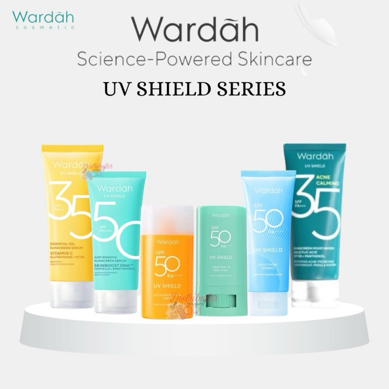 Jual READY COD SUNSCREEN WARDAH SPF 30 SPF 50 PA+++ UV SHIELD AQUA ...