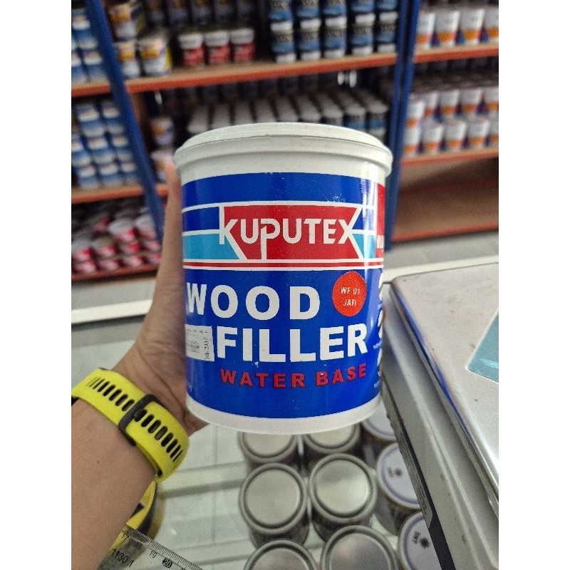 Jual Wood Filler Kuputex Water Base Warna Jati 1kg / Dempul Kayu Warna ...