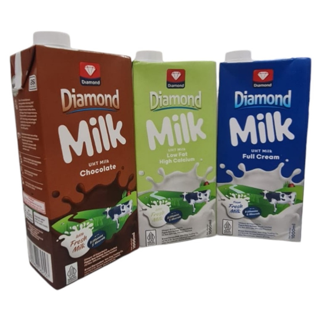 Jual Susu UHT full cream coklat cokelat low fat high calcium milk ...
