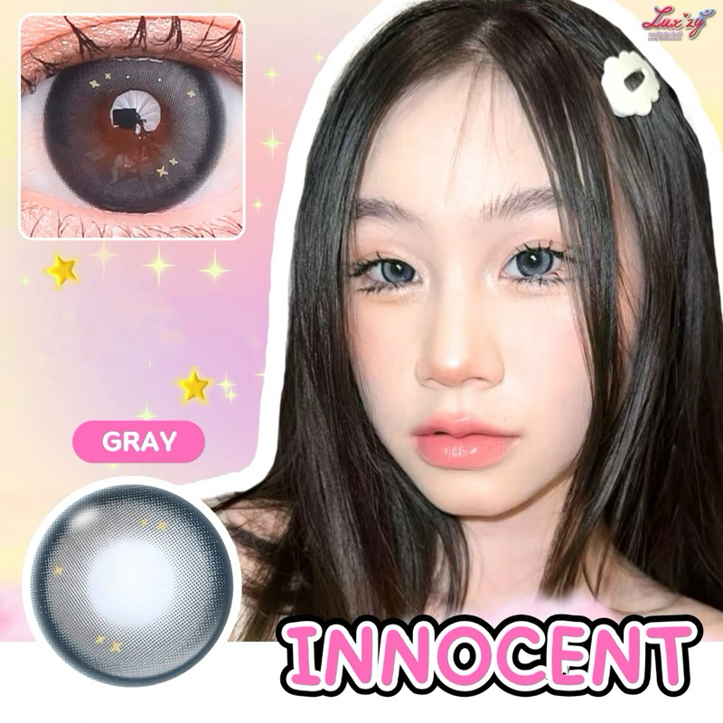 Jual Softlens Luxzy Innocent Gray Dia 14.5mm | Shopee Indonesia
