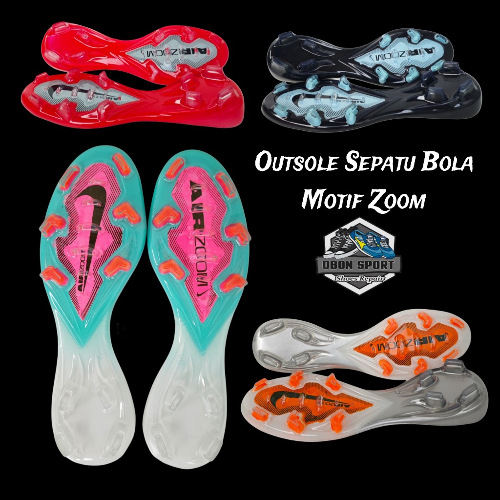 Jual Sol-Outsole Sepatu Bola Motif Airzoom | Pull Sepatu Sepak Bola ...