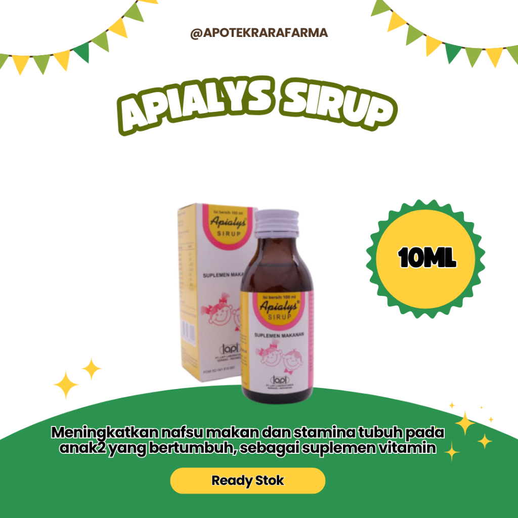 Jual APIALYS SIRUP 100ML (Multivitamin) | Shopee Indonesia
