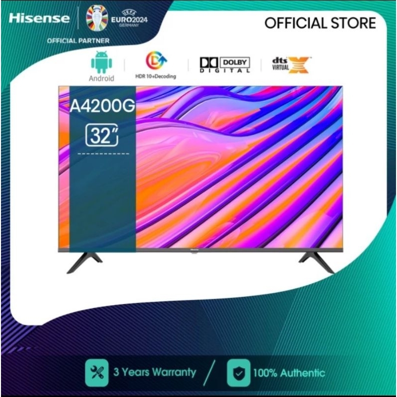 Jual HISENSE ANDROID TV 32INCH 32A4200G | Shopee Indonesia