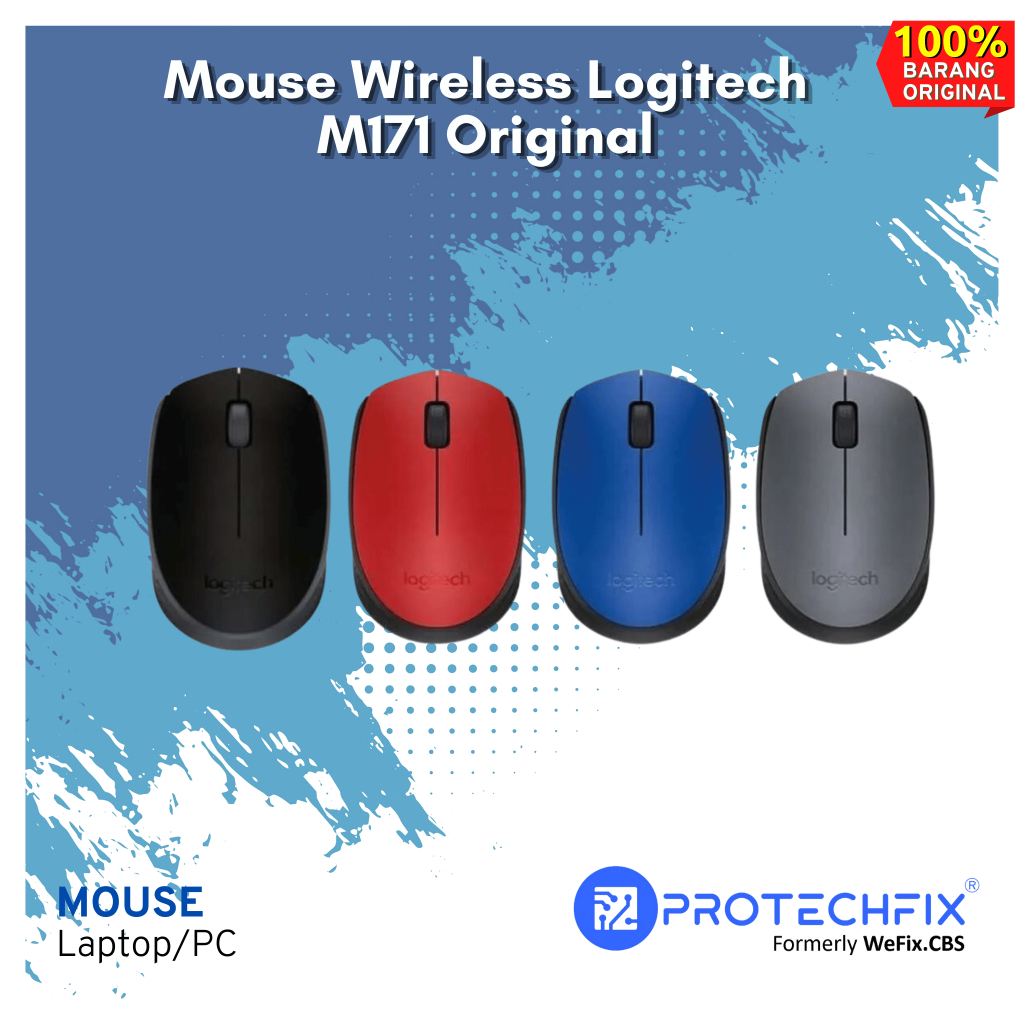 Jual Mouse Wireless Logitech M171 Original Garansi Resmi | Shopee Indonesia