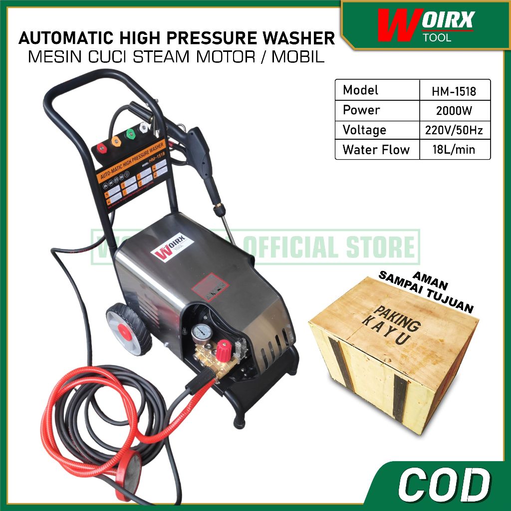 Jual WOIRX TOOL Mesin Semprot Cuci Motor Mobil Otomatis Jet Cleaner ...