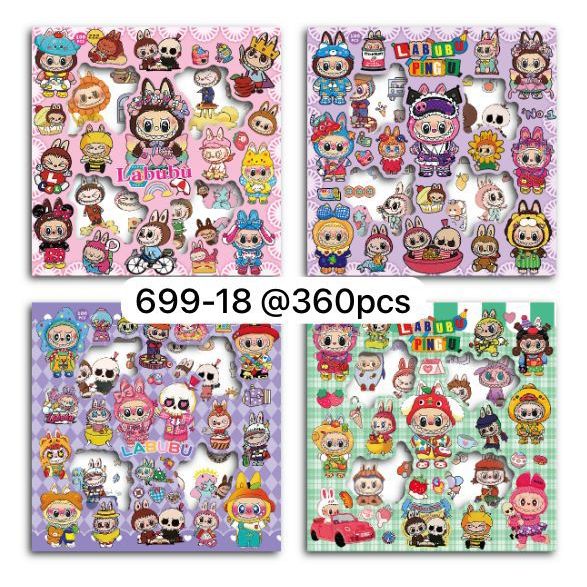 Jual READY STICKER LABUBU ISI 100 LBR MURAH MERIAH STICKER BONEKA ...