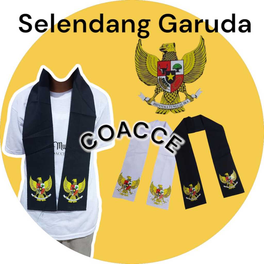 Jual Cukin Syal Selendang Logo Garuda Indonesia Timnas Dewasa Warna ...
