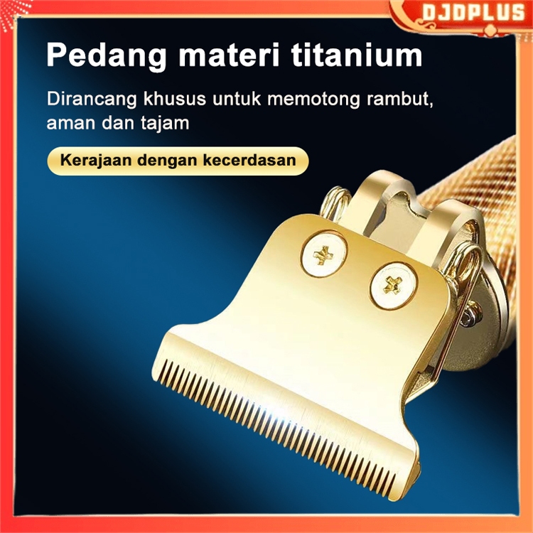 Jual DJDPlus Cukur Rambut Kumis Jenggot Elektrik Portable Alat Pencukur Rambut, Cukur T9 Cukur ...
