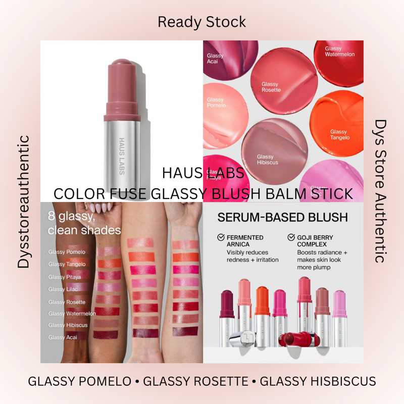 Jual READY STOCK HAUS LABS COLOR FUSE GLASSY BLUSH BALM STICK | Shopee Indonesia