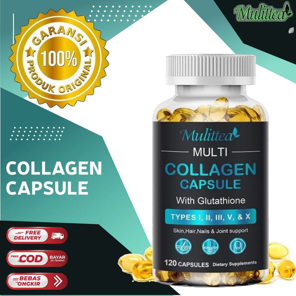 Jual MULITTEA Glutathione Collagen Anti-Penuaan dini Mengurangi dan ...