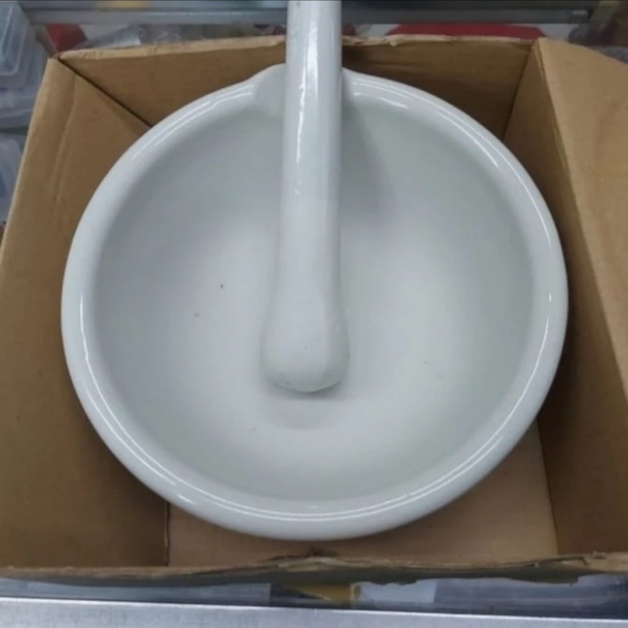Jual Mortar Stamper Alat Penumbuk Obat Diameter 21cm / Mortar Lumpang ...