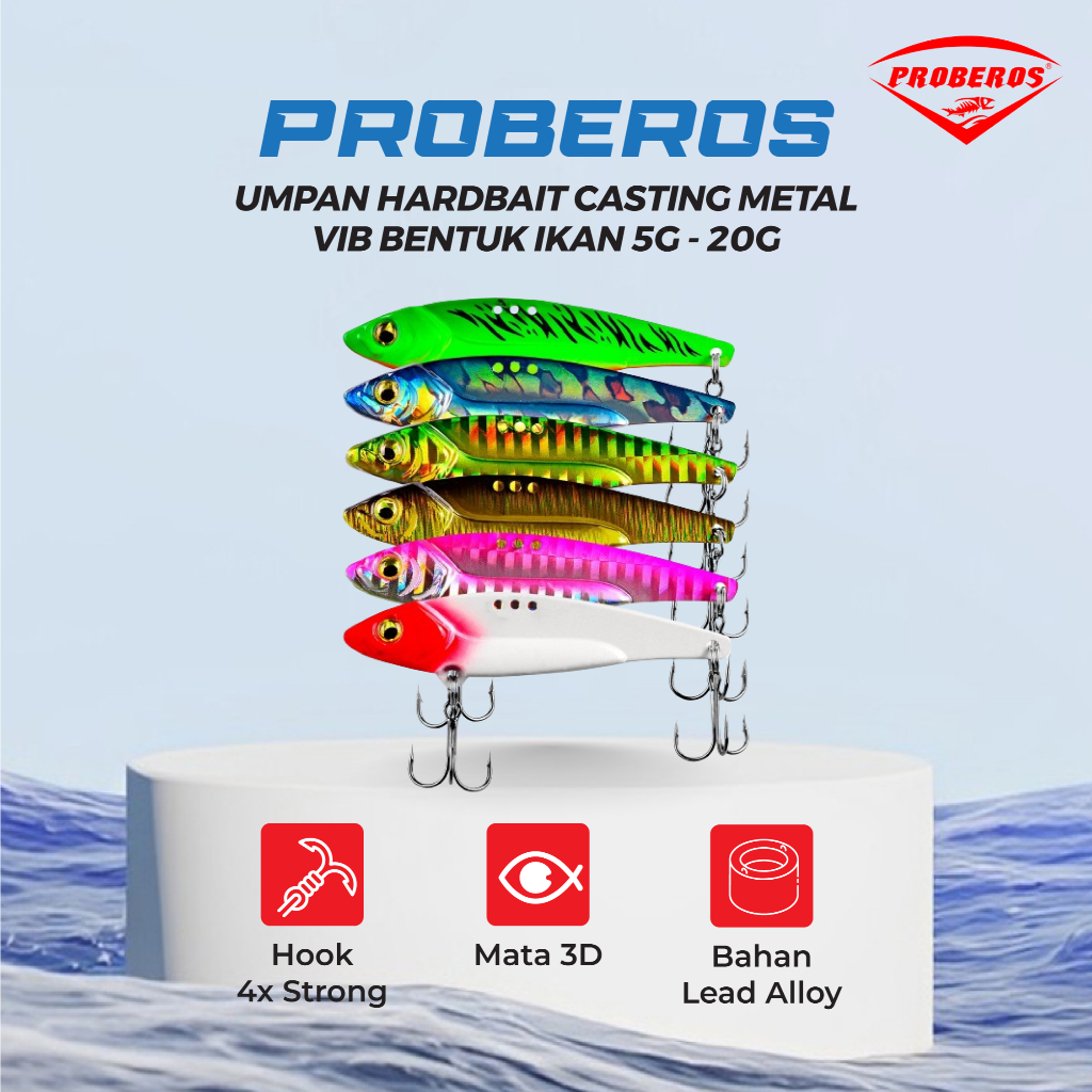 Jual PROBEROS - Umpan Pancing Casting Metal VIB mata 3D 5g/7g/12g/17g/20g MJ107 | Shopee Indonesia