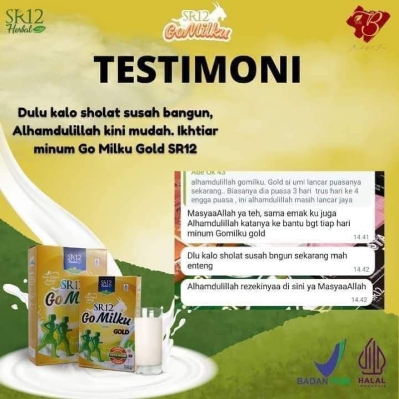 Jual Susu Kambing GoMilku Gold SR12 | Shopee Indonesia