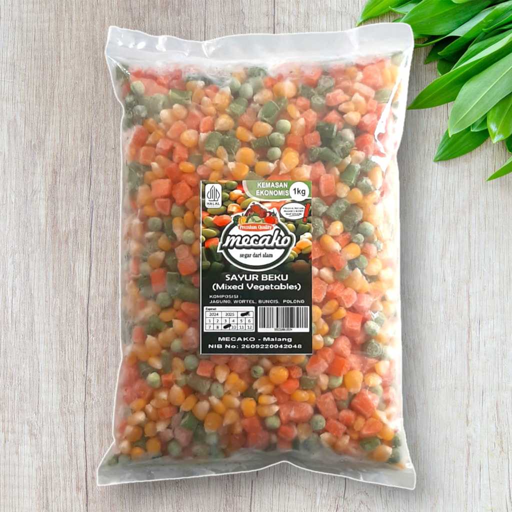 Jual Halal Sayur Beku 4 Macam ( Frozen Mix Vegetables 4way) 1Kg ...
