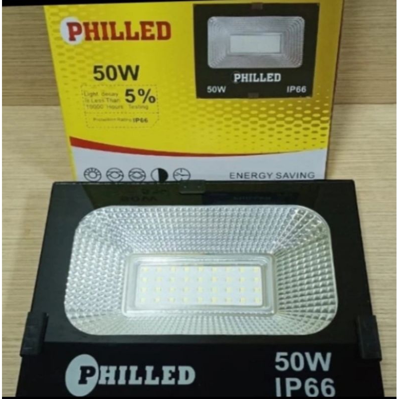 Jual LAMPU SOROT LED 50W 50 W 50WATT 50 WATT PHILLED | Shopee Indonesia