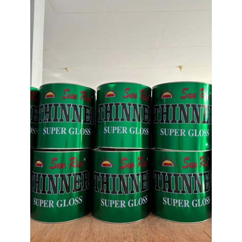 Jual Sunrise Thinner High Gloss / Thinner Sunrise Galon Hijau / Thinner ...