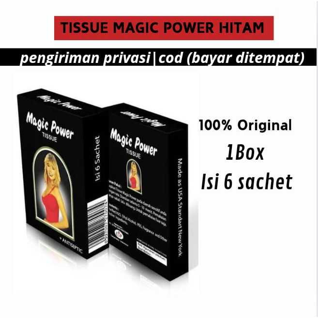 Jual isu magic man power isi 6 sachet original | Shopee Indonesia