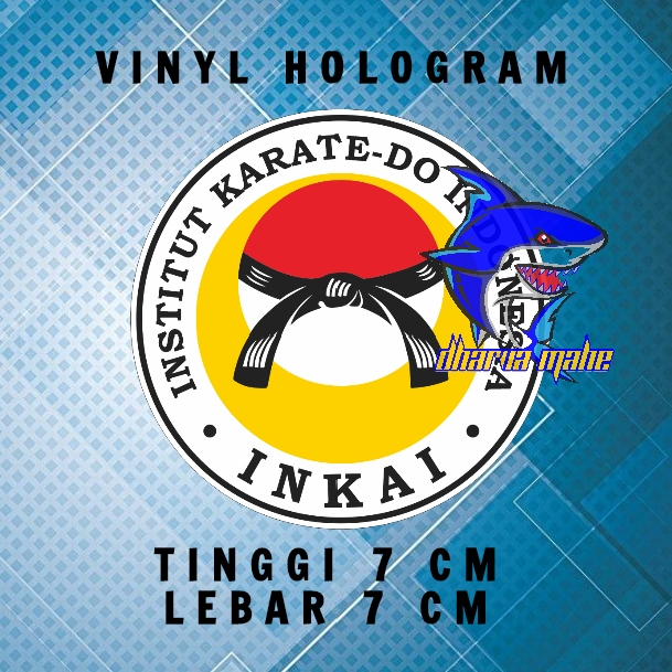 Jual INKAI, INSTITUT KARATE-DO INDONESIA, STIKER HOLOGRAM INKAI, STIKER ...