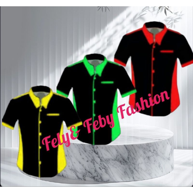 Jual kemeja seragam kerja kantor komunitas promosi murah grosir drill ...