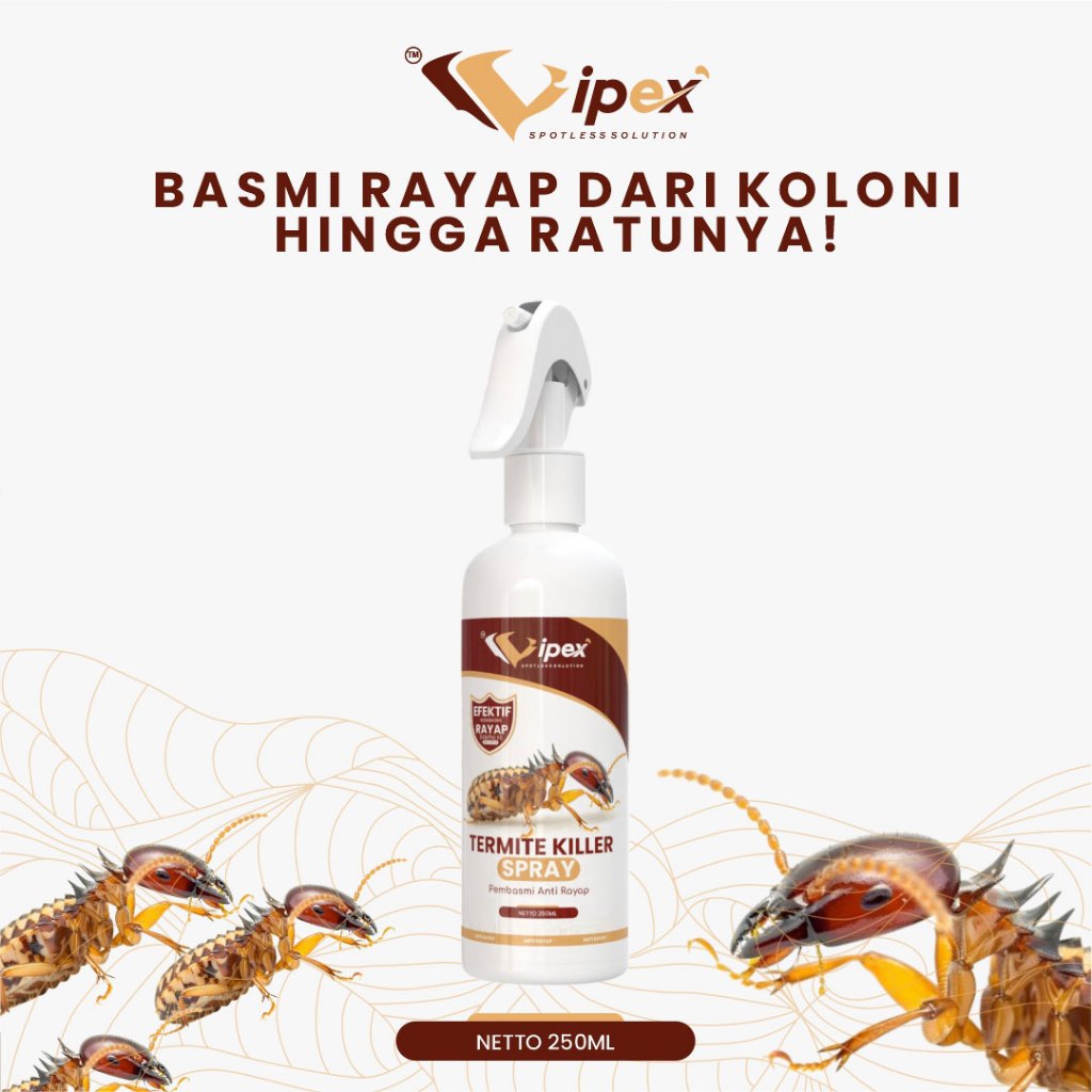Jual WIPEX TERMITE KILLER PEMBASMI RAYAP KAYU & TANAH / ANTI RAYAP ...