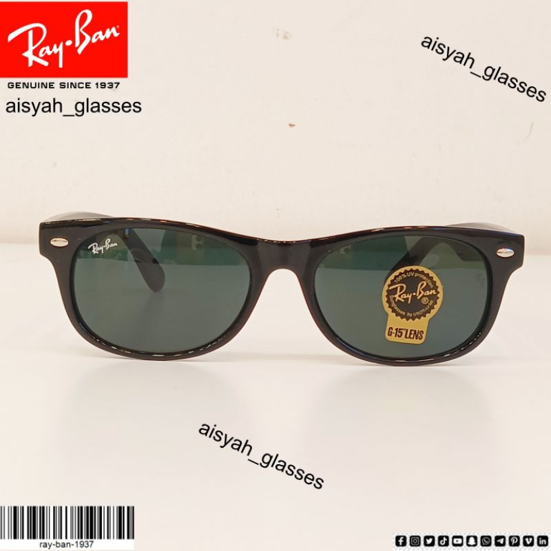 Jual Kacamata Ray-Ban RB2132 small size new WAYFARER 901 lensa kaca ...