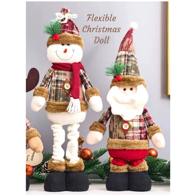 Jual NEW FLexible Christmas Doll Pajangan Boneka Nuansa Natal Boneka ...