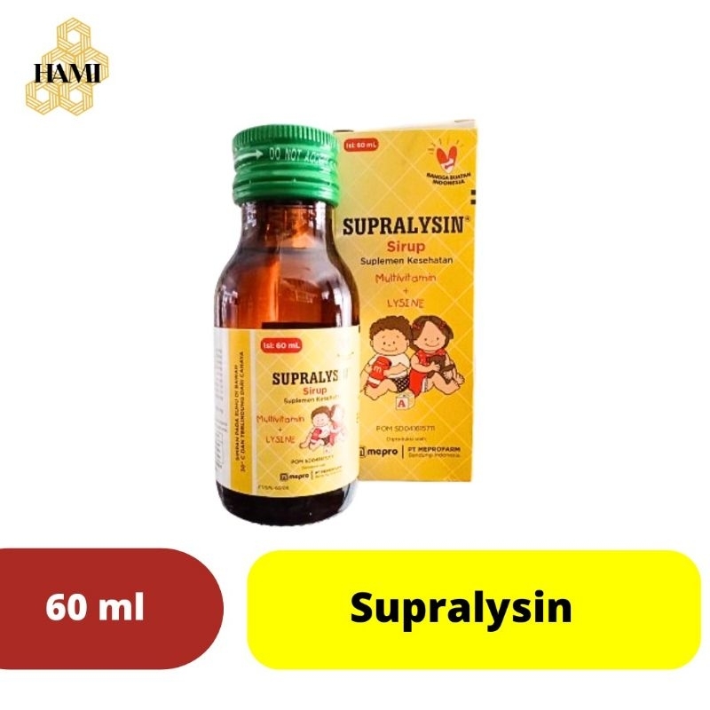 Jual Supralysin Sirup 60 ML - Multivitamin dan Suplemen Makan Anak ...