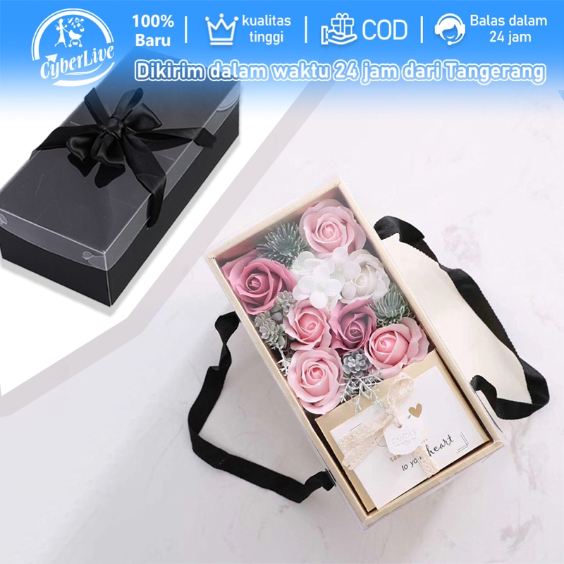 Jual 12pcs Kotak Bunga Kotak Hadiah Ins Korean Folding Rectangle Flower ...