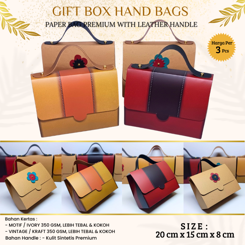Jual Gift Box ( 3 Pcs ) / Box / Hampers box / Souvenir Bag / Paper Bag ...