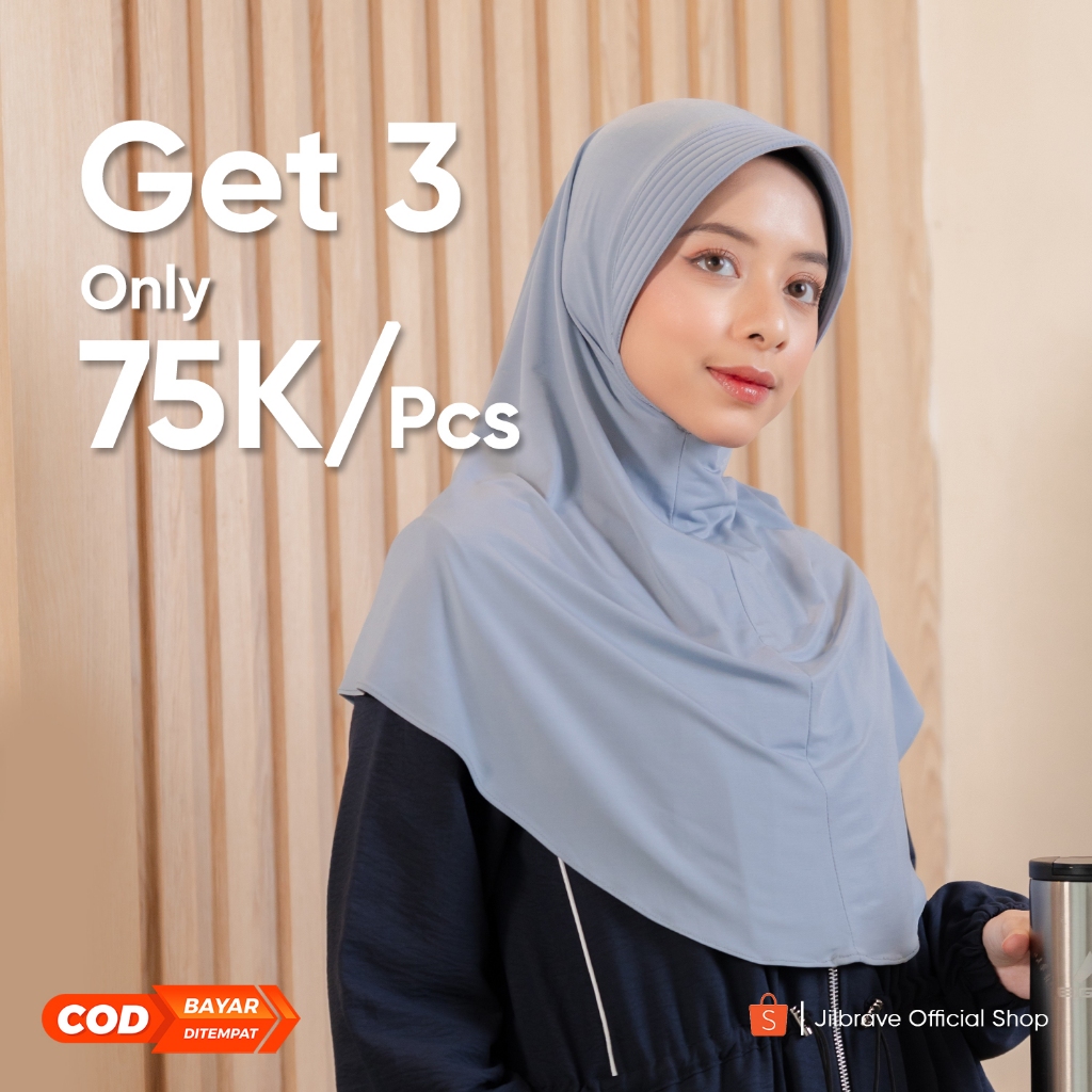 Jual Jilbrave Sofya Instant Pad - Hijab Kerudung Bergo Jersey Premium Size Syar'i dan Standar ...