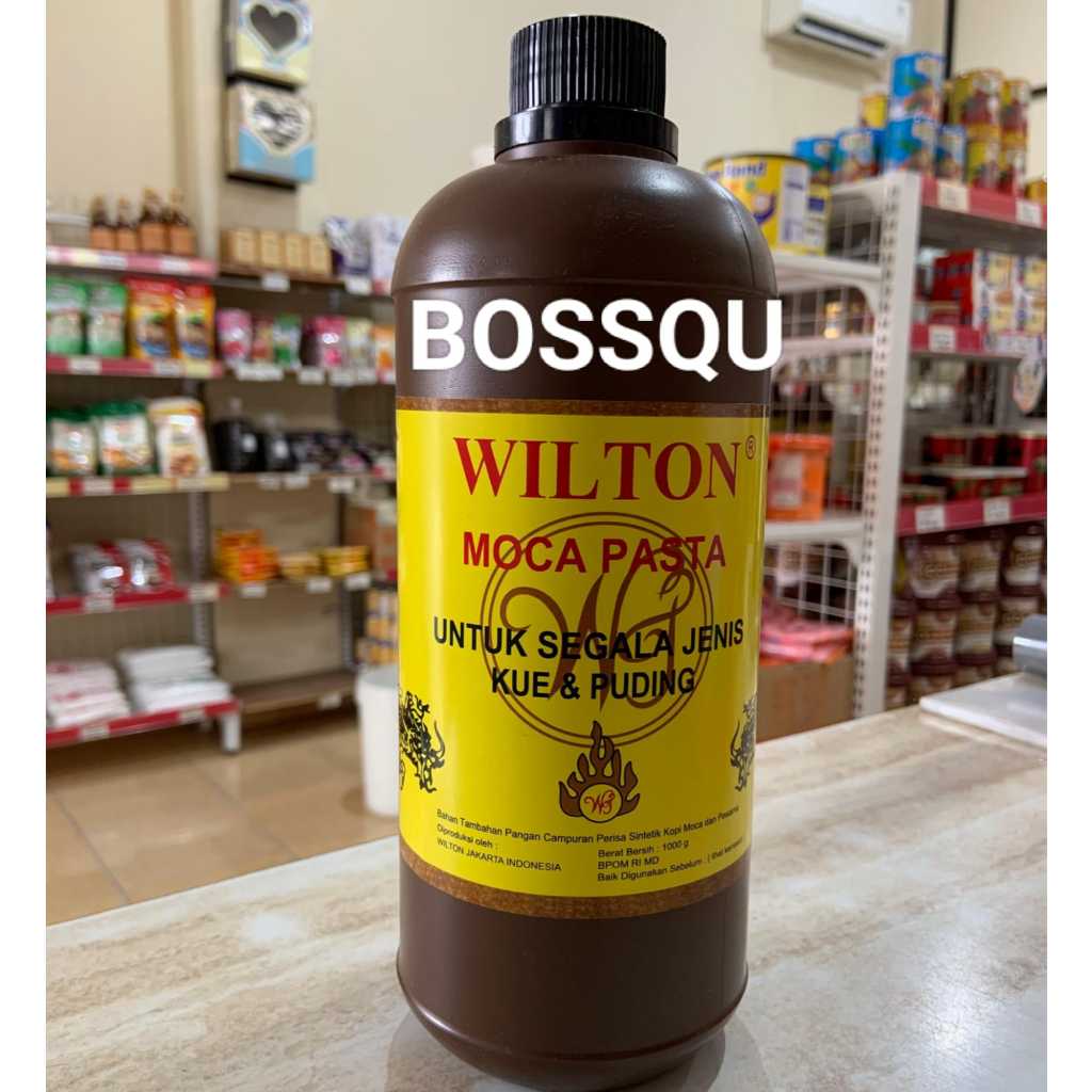 Jual WILTON PASTA MOCA 1KG / 1LTR (KEMASAN BOTOL COKLAT) | Shopee Indonesia
