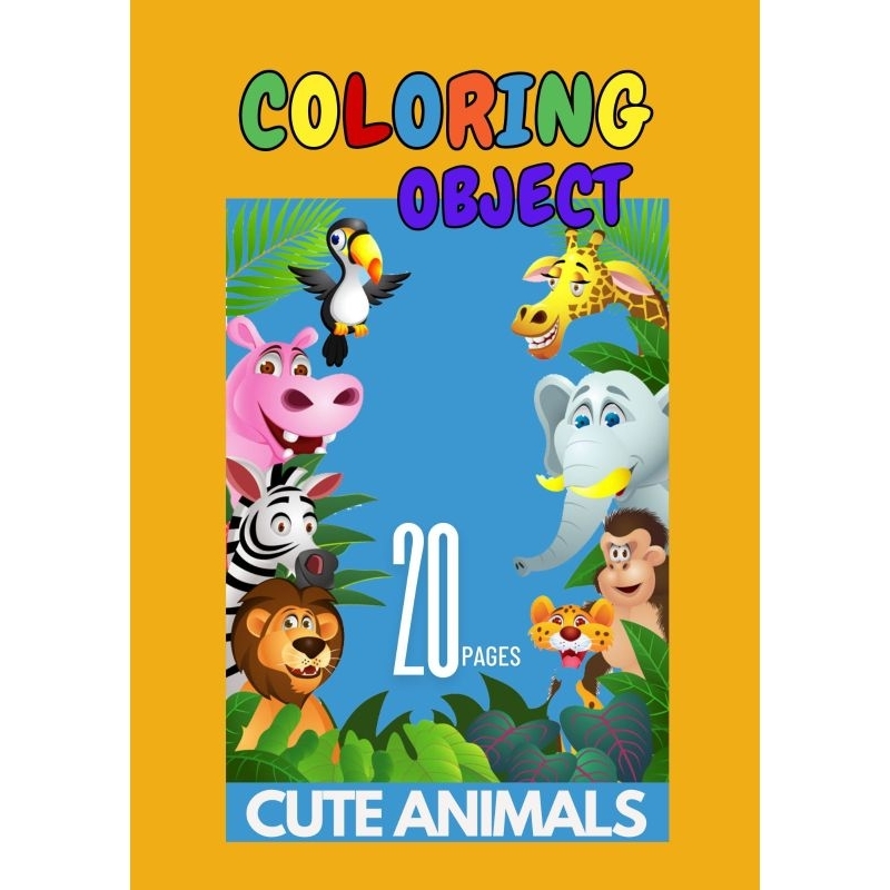 Jual printable worksheet file PDF lembar belajar mewarnai untuk anak ...