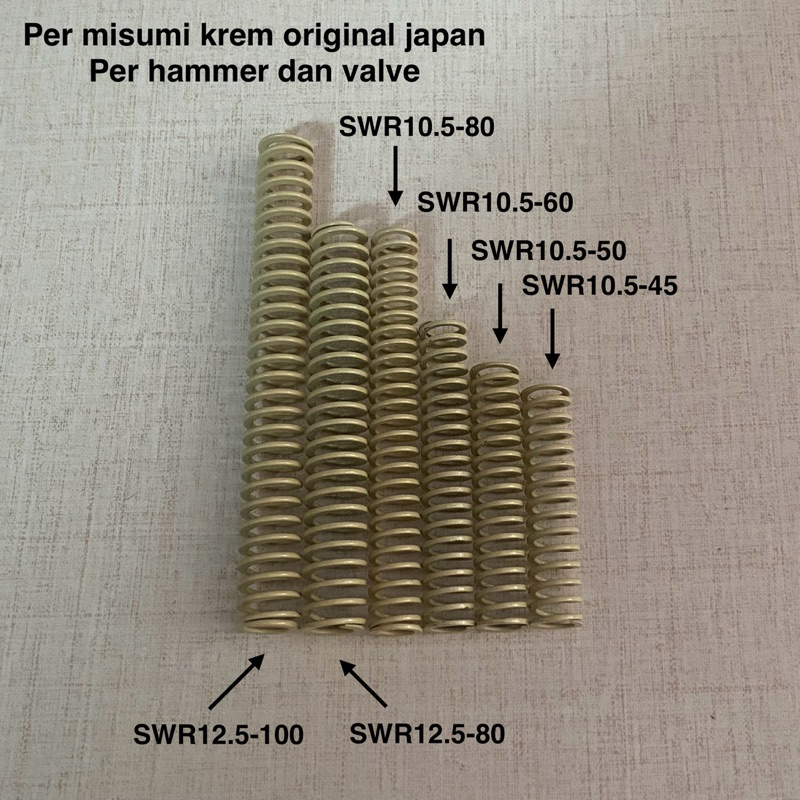 Jual Per spring misumi-vona warna krem original japan import | Shopee ...