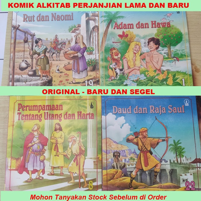 Jual KOMIK ALKITAB PERJANJIAN LAMA DAN PERJANJIAN BARU - Buku Anak ...