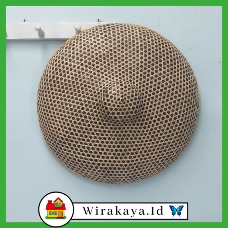 Jual Caping Topi Berkebun khas Baduy / Hiasan Dinding Rustik - Anyaman ...