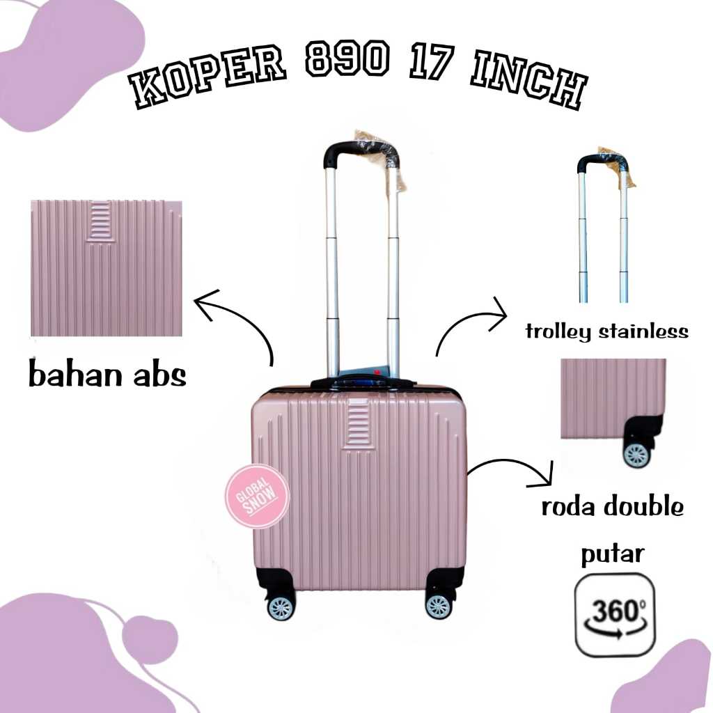 Jual KOPER PILOT ELEGAN 890 17 INCH / KOPER TRAVEL / KOPER KABIN ...