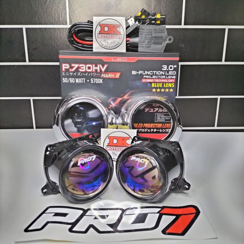 Jual Lampu Headlamp Projector Biled Pro7 P.730HV Mark II Blue Lens 3 Inchi Motor Mobil | Shopee ...