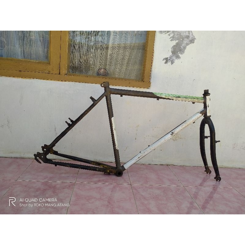 Jual frame Fork Sepeda MTB 26 jadul Jangkung 21 inch rata air LANGKA ...
