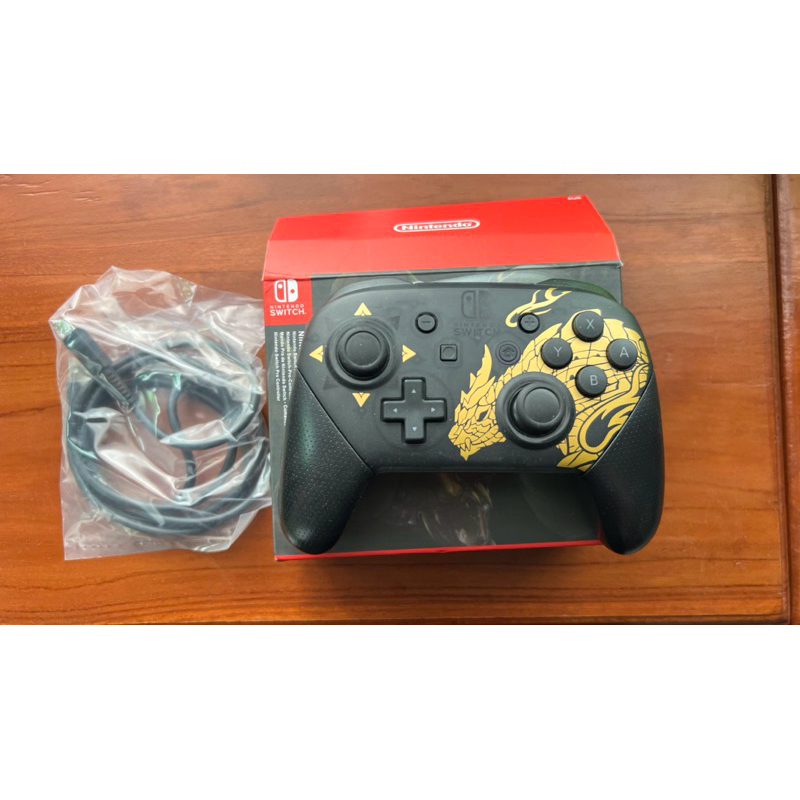 Jual Pro Controller Nintendo Switch MH Rise Edition | Shopee Indonesia