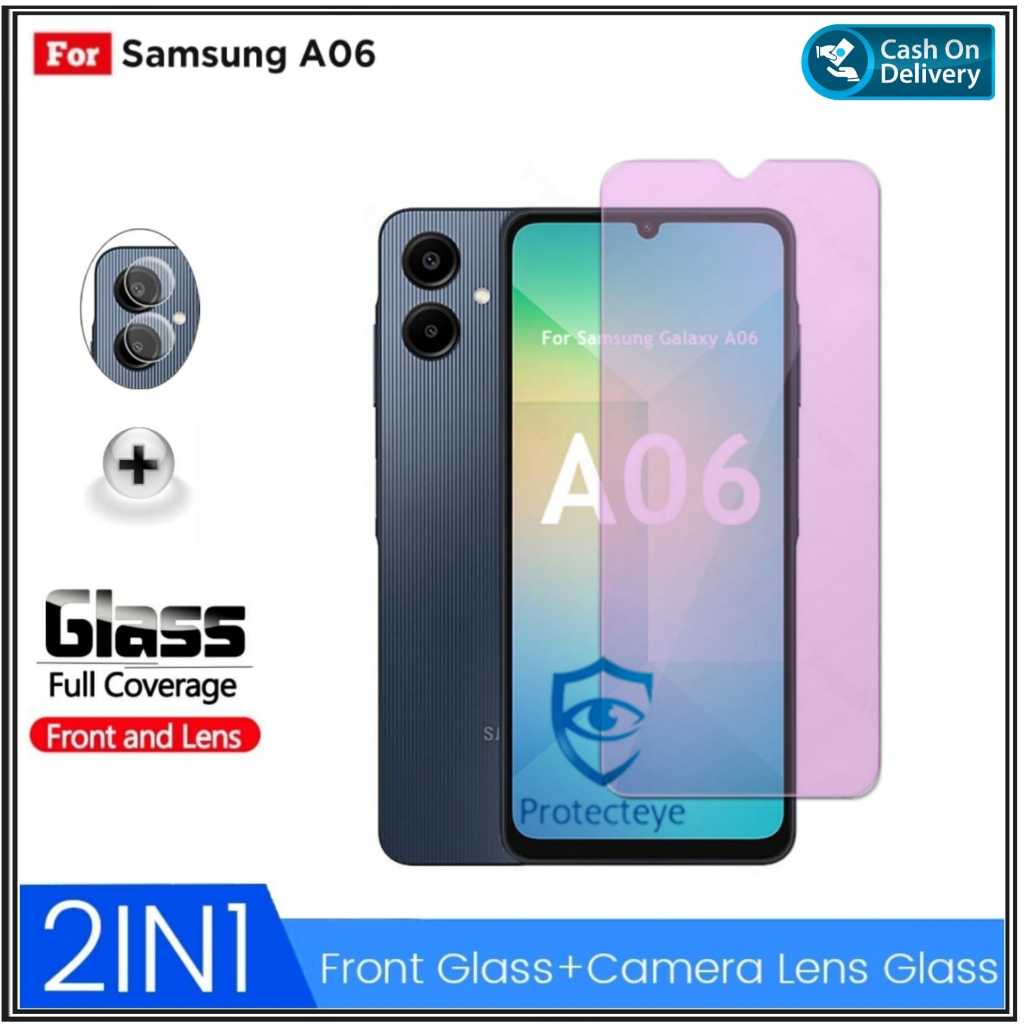Jual Paket Tempered Glass Blue Light For Samsung A16 4G/5G A06 A35 5G A55 5G A25 A15 4G/5G A05 ...