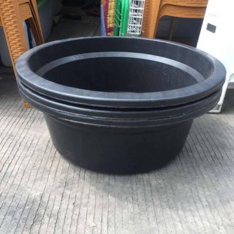 Jual Baskom Plastik Besar Diameter 55cm | Ember Plastik | BAK 24 Hitam ...