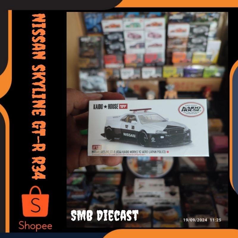 Jual KAIDO HOUSE MINI GT NISSAN SKYLINE GT-R R34 KAIDO WORKS V2 AERO ...