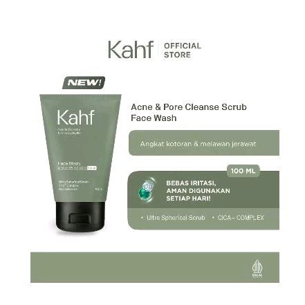 Jual Kahf Oil and Acne Care Face Wash 100 ml Triple Pack | Shopee Indonesia