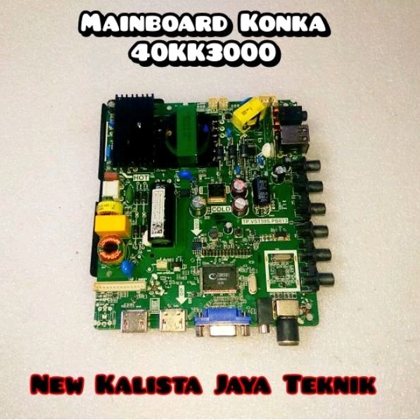 Jual MAINBOARD TV KONKA 40KK3000 ORIGINAL TP.VST59S.PB813 MB KONKA 40KK3000 MOTHERBOARD TV ...
