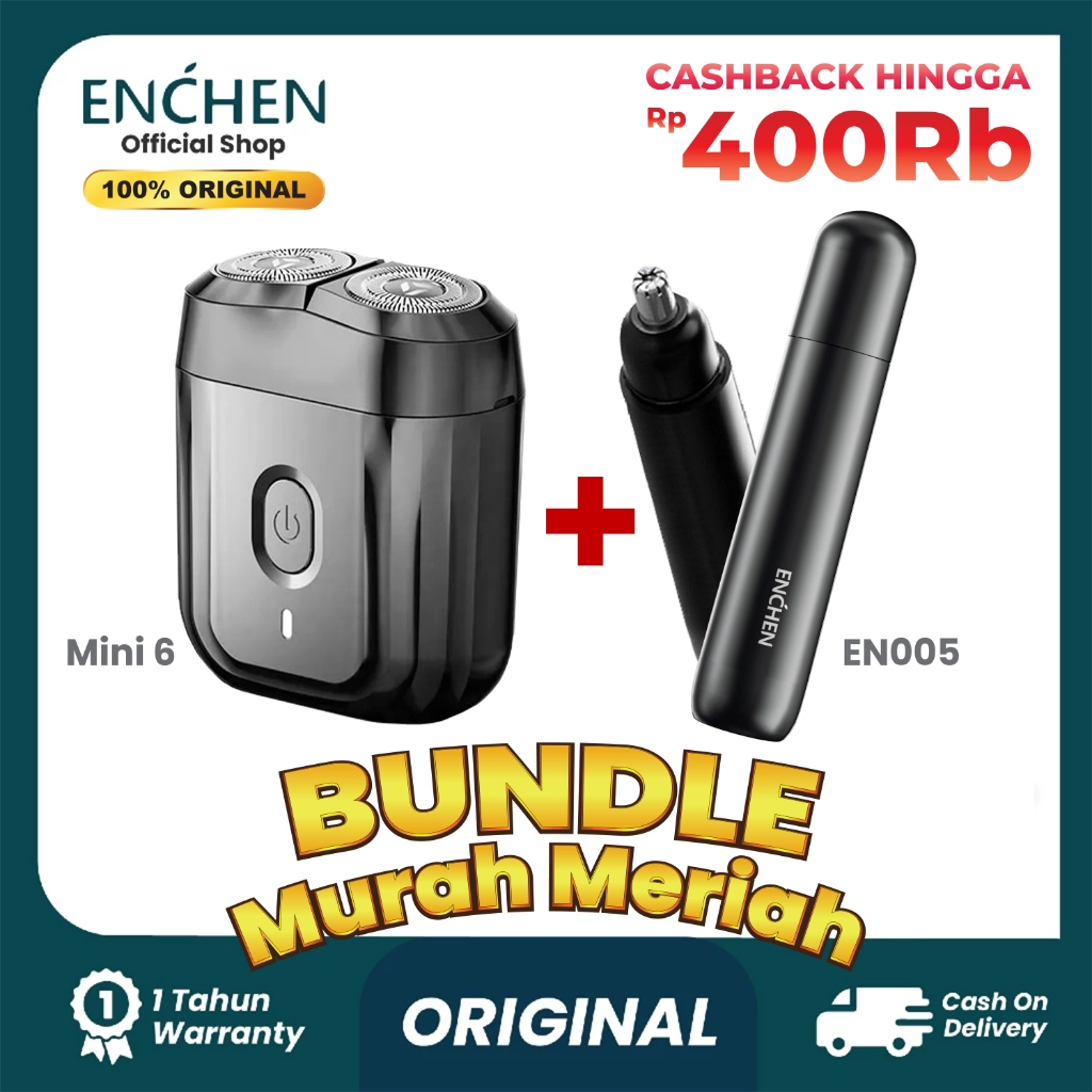 Jual Enchen Mini 6 Shaver Elektrik Portable Waterproof - Alat Cukur ...