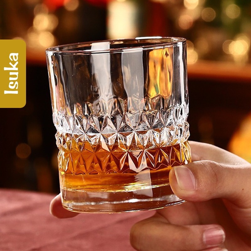 Jual Gelas Kaca Wine Teh Kopi Susu Matcha Gelas Kaca Bening Whiskey Glass Gelas Minum Beer ...