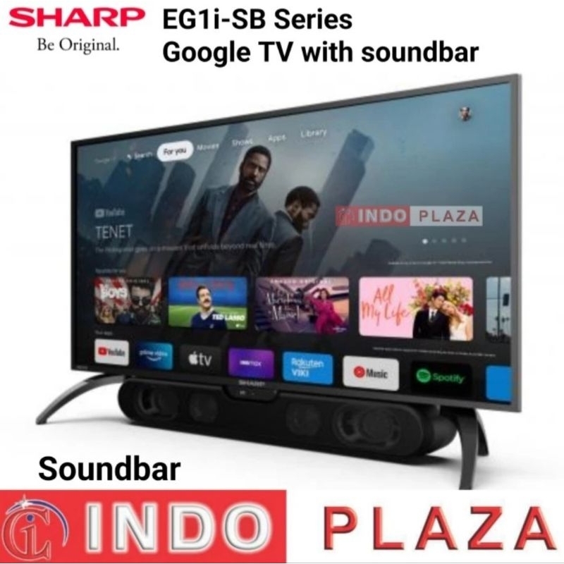 Jual TV SHARP 42 SOUNDBAR GOOGLE TV 2T-C42EG1i-SB (CARGO) | Shopee Indonesia