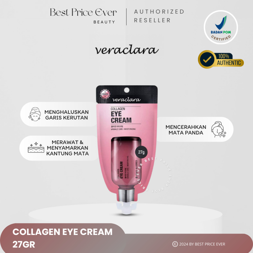 Jual Veraclara - Collagen Eye Cream 27gr | Shopee Indonesia
