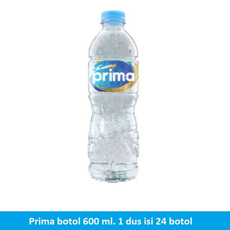 Jual prim-a air mineral botol 600 ml | prima sosro | Shopee Indonesia